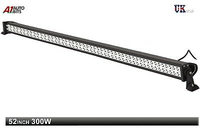 52 Inch 300w 100 Led Work Light Bar Spot Truck Suv Offroad 4wd Lamp Atv 12v 24v - Flexzon