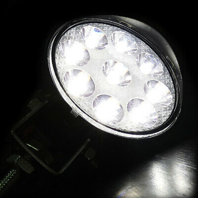 10x White Round 9 Led Drl Mini Daytime Running Lights Car Tail Fog Day ...