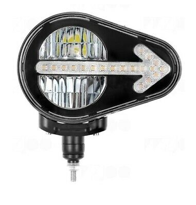 Pair For JCB Telehandler Loader Loadall Headlight Head Led Lights Wired ...