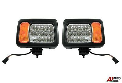 Front 4 Functions Side Headlights Led Indicator Lights Fits JCB Manitou ...