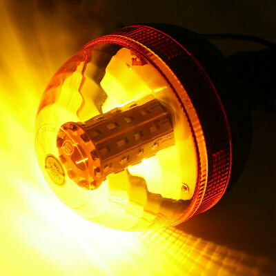 Led Rotating Amber Beacon Flexible Din Pole Spigot Mount Warning Light ...