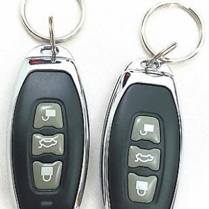 REMOTE CAR ALARM LOCKING IMMOBILISER SYSTEM KEYLESS ENTRY + 2 FOBS 3 ...